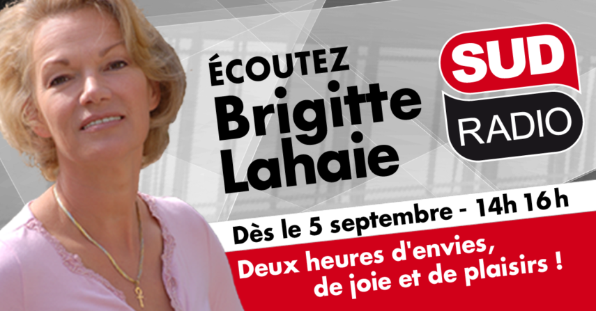 L'animatrice Brigitte Lahaie arrive sur Sud Radio le 5 septembre ...