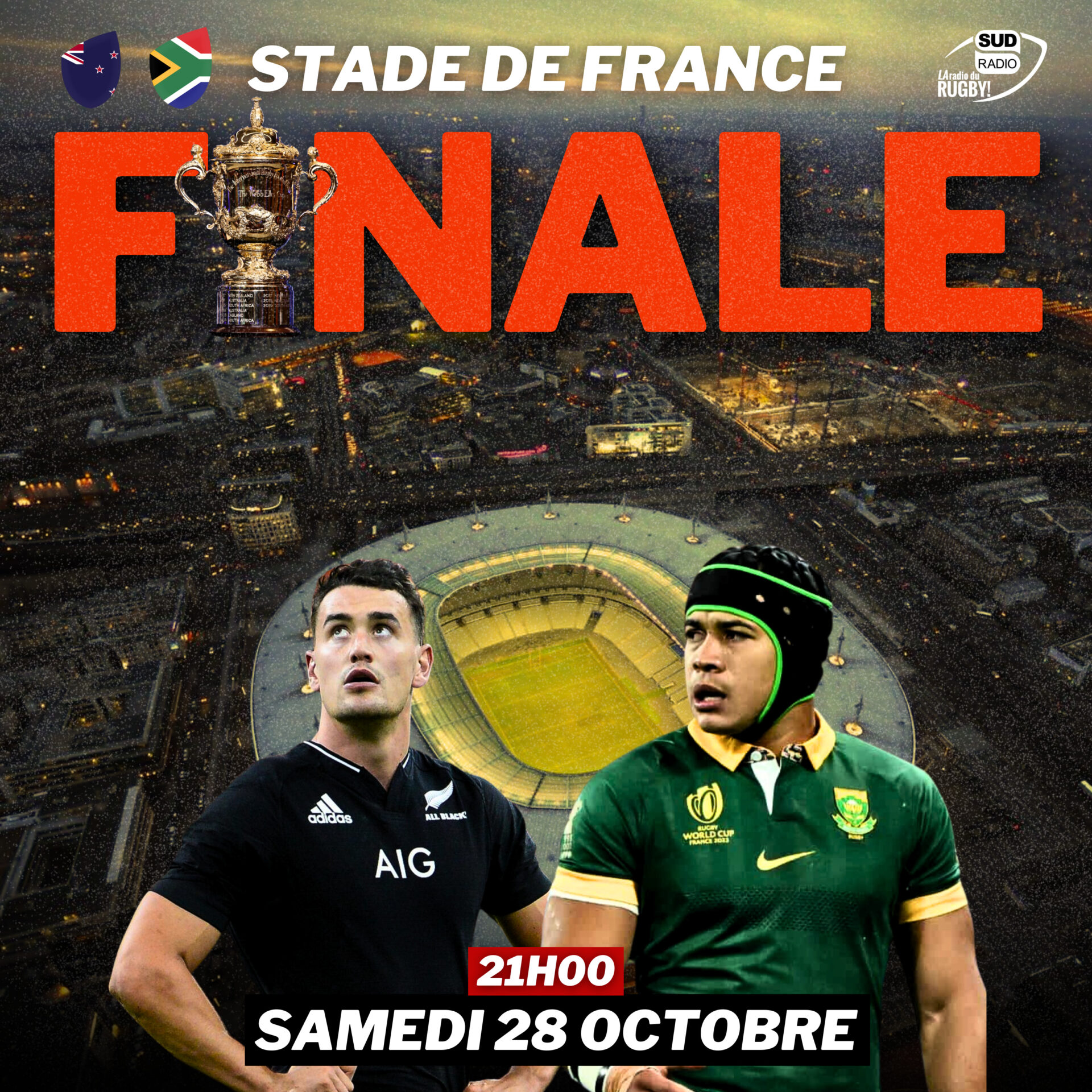 Finale de Coupe du Monde : Nouvelle Zélande - Afrique du Sud | Sud Radio ...