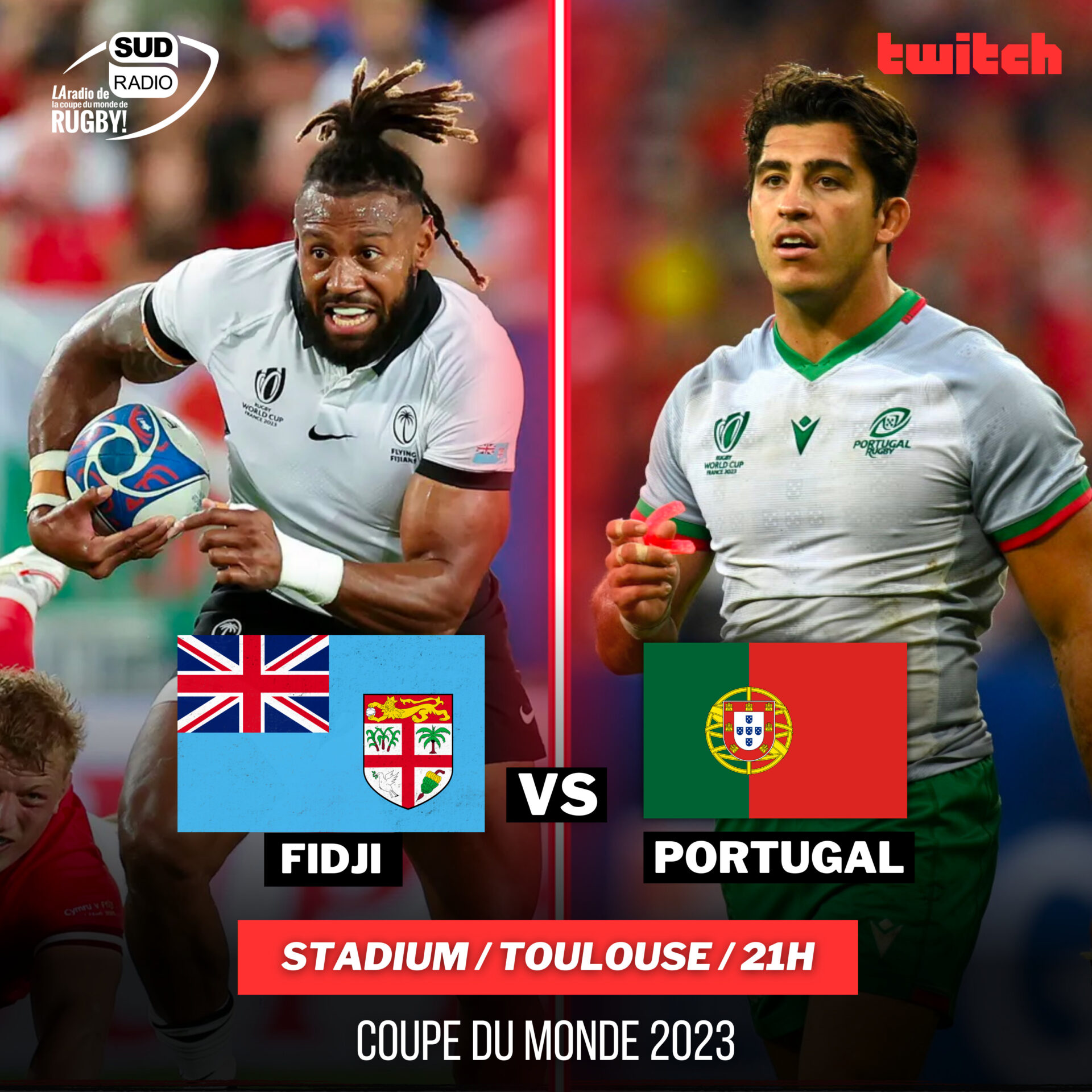 Fidji - Portugal | Sud radio rugby | Sud Radio