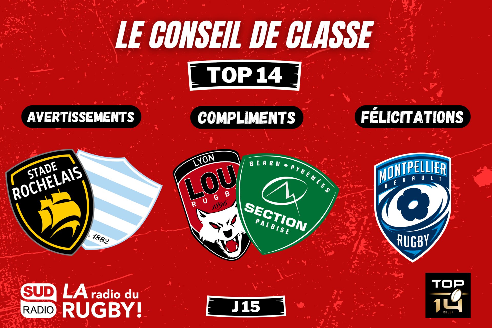 Le Conseil de classe de la 15ème journée de Top 14 | Le Conseil de ...