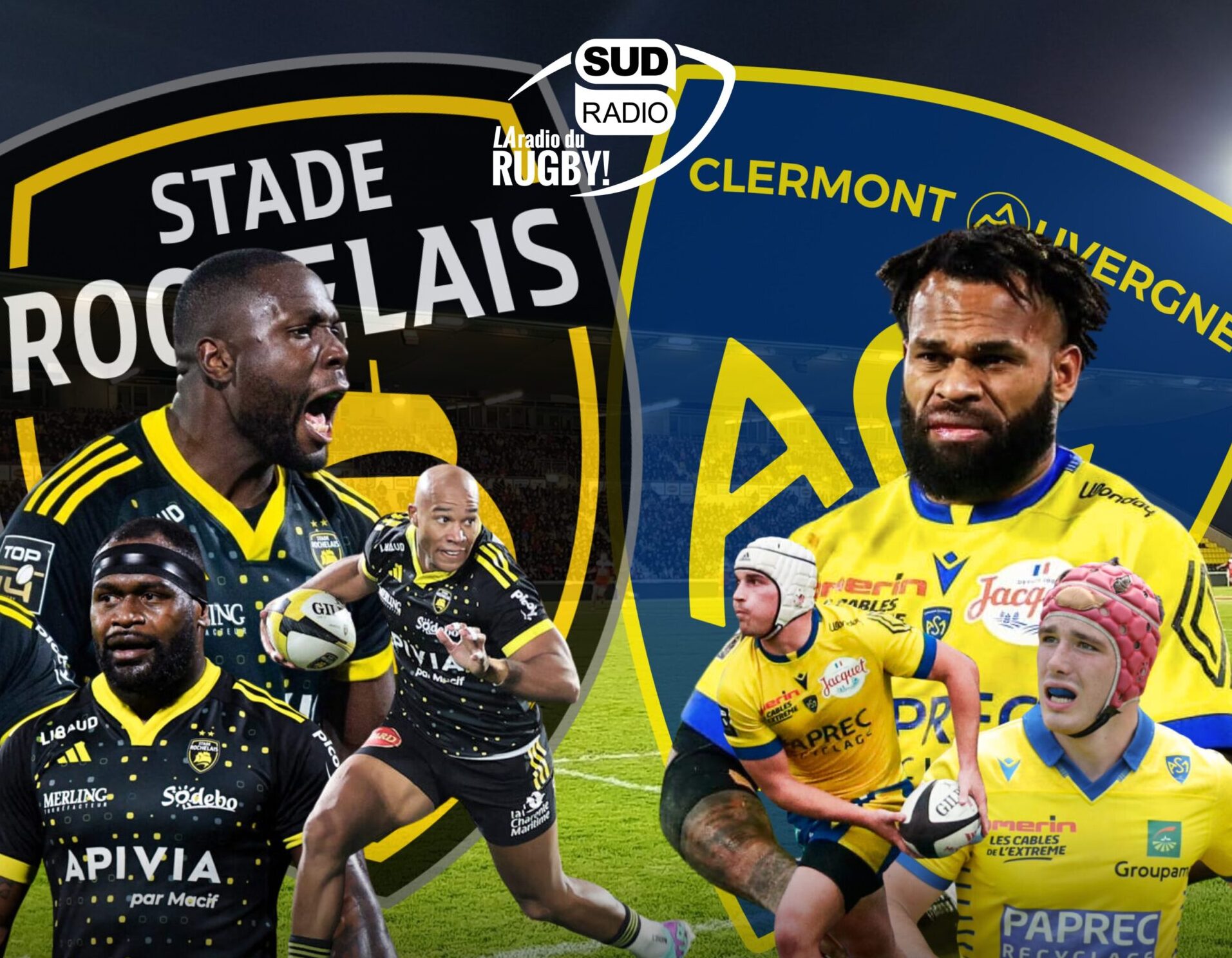 17ème journée du Top 14 : La Rochelle - Clermont | Sud radio rugby | Sud ...