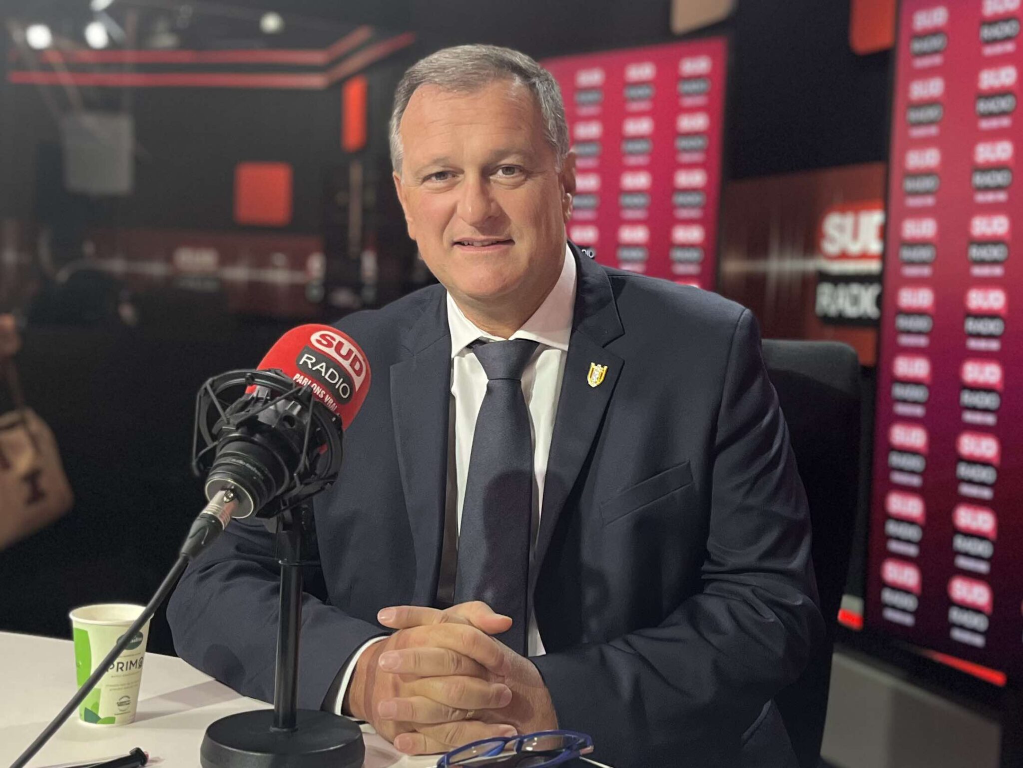 Avec Louis Aliot, maire de Perpignan et vice-président du RN